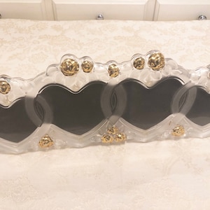 70s Glass High Quality Photo Frame Vintage Wedding Frame Glass Frame ...