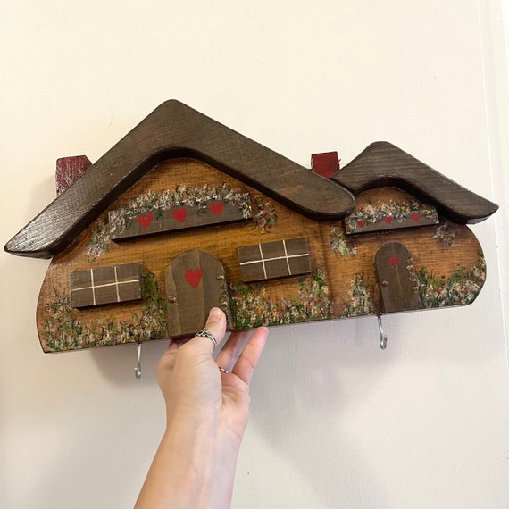 Vintage Cottage House Key Shelving Storage Rack Key Display - Etsy