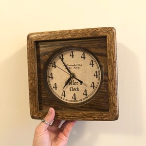 Solid Wood Clock With Unique 4s All Around Golf Clock Gift for Golfer ...
