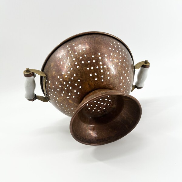Copper Colander - Etsy