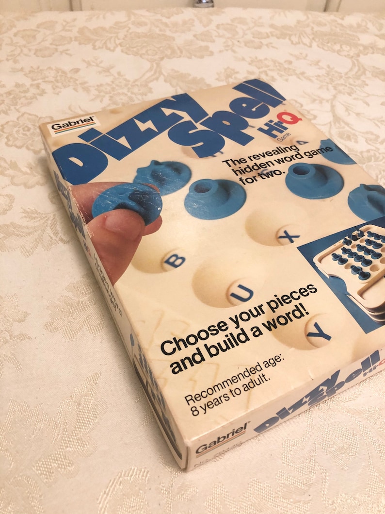 Vintage 70s Dizzy Spell Hi-q Game the Revealing Hidden Word - Etsy