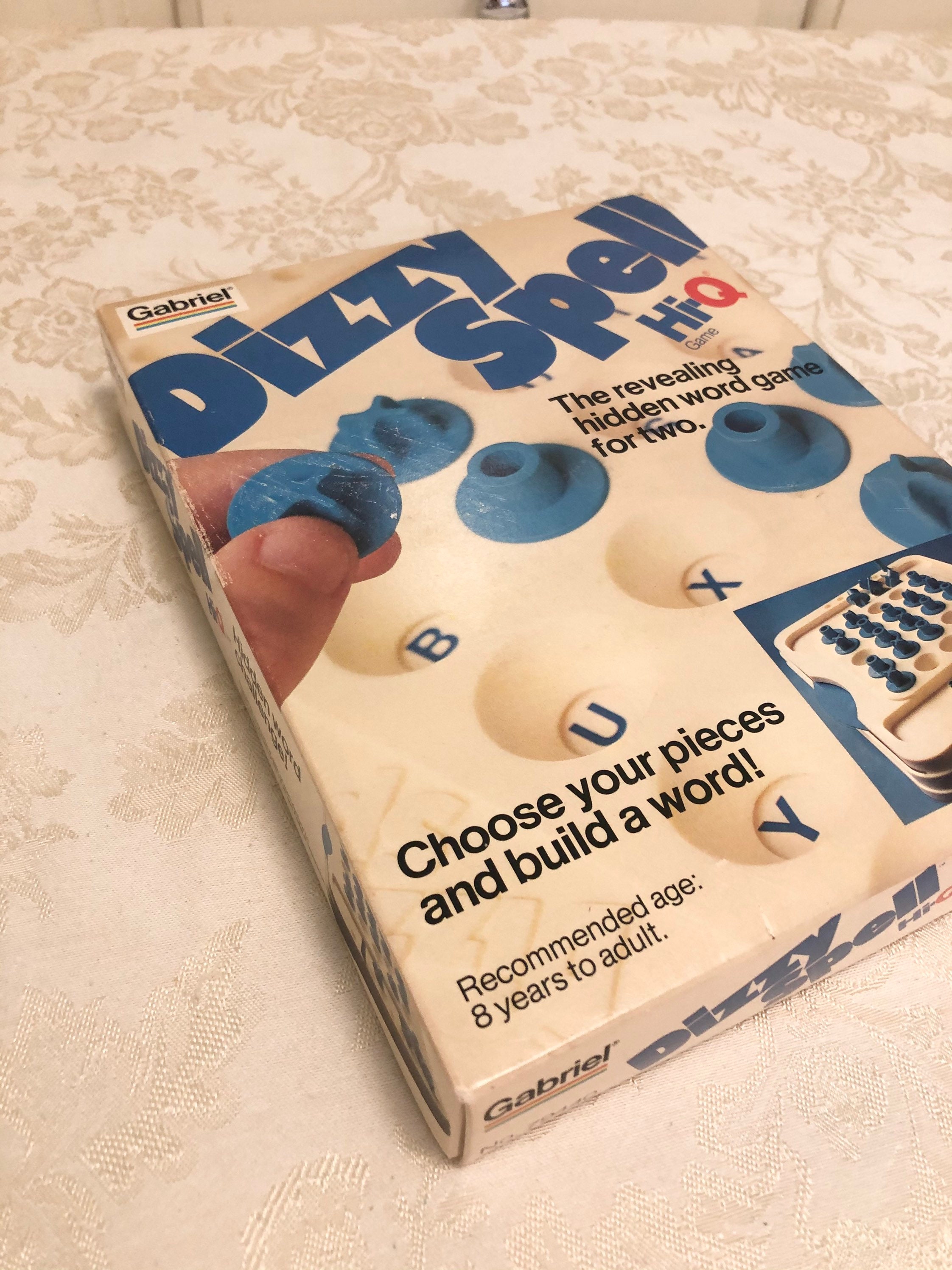 Vintage 70s Dizzy Spell Hi-Q Game The Revealing Hidden Word | Etsy