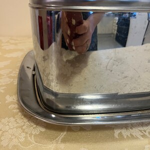 Metal Cake Dome Stainless or Chrome Cake Carrier Cake Covered Dome Pie ...