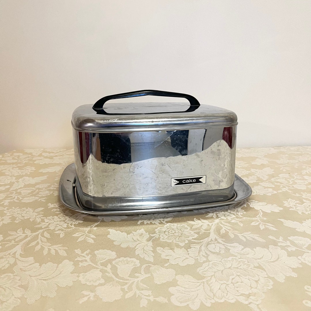 Metal Cake Dome Stainless or Chrome Cake Carrier Cake Covered Dome Pie ...