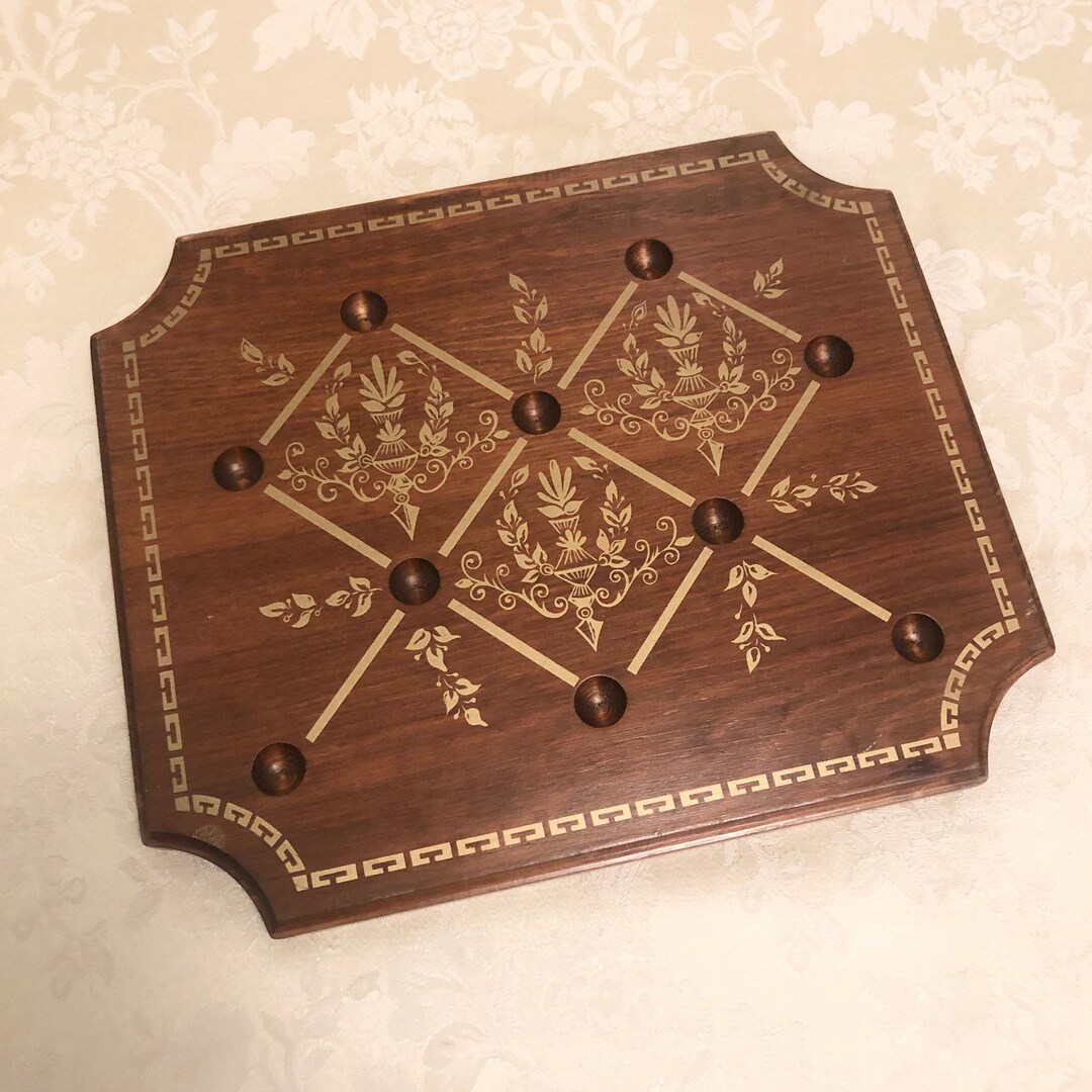Wooden Collection Shelf Antique Marble Display Shadow Box Holds 10 ...