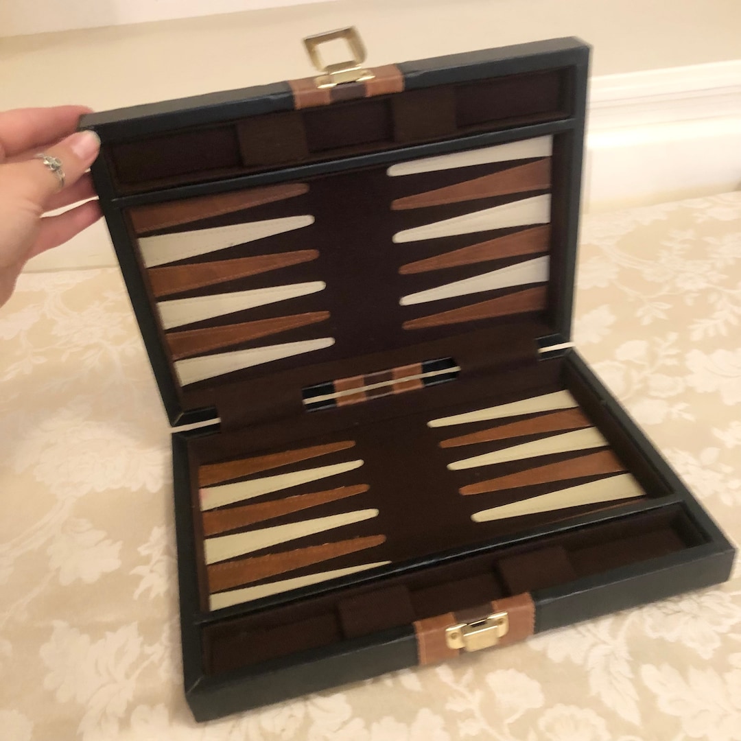 Vintage Backgammon Replacement Vinyl Case 1 Case No Pieces Included ...
