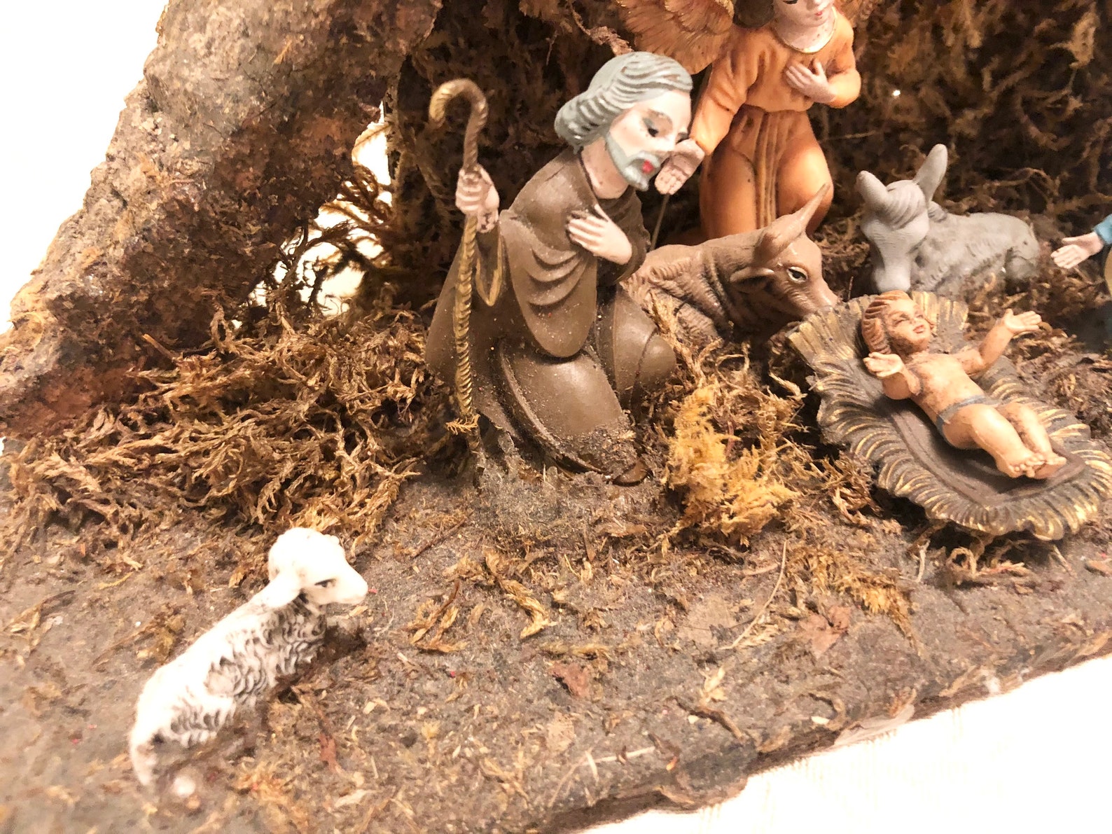 Mid Century Wooden Nativity Set Ornamentle Display Set Mary | Etsy