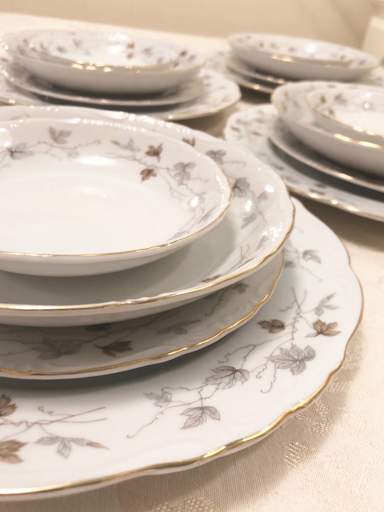 Lovely Fine China Dinner Set Discontinued Japan Maria 3829 | Etsy