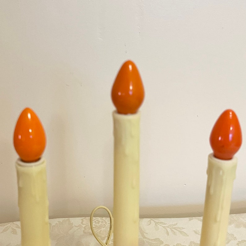 Vintage Window Candelabra 3 Lights Plastic Candle Sticks - Etsy