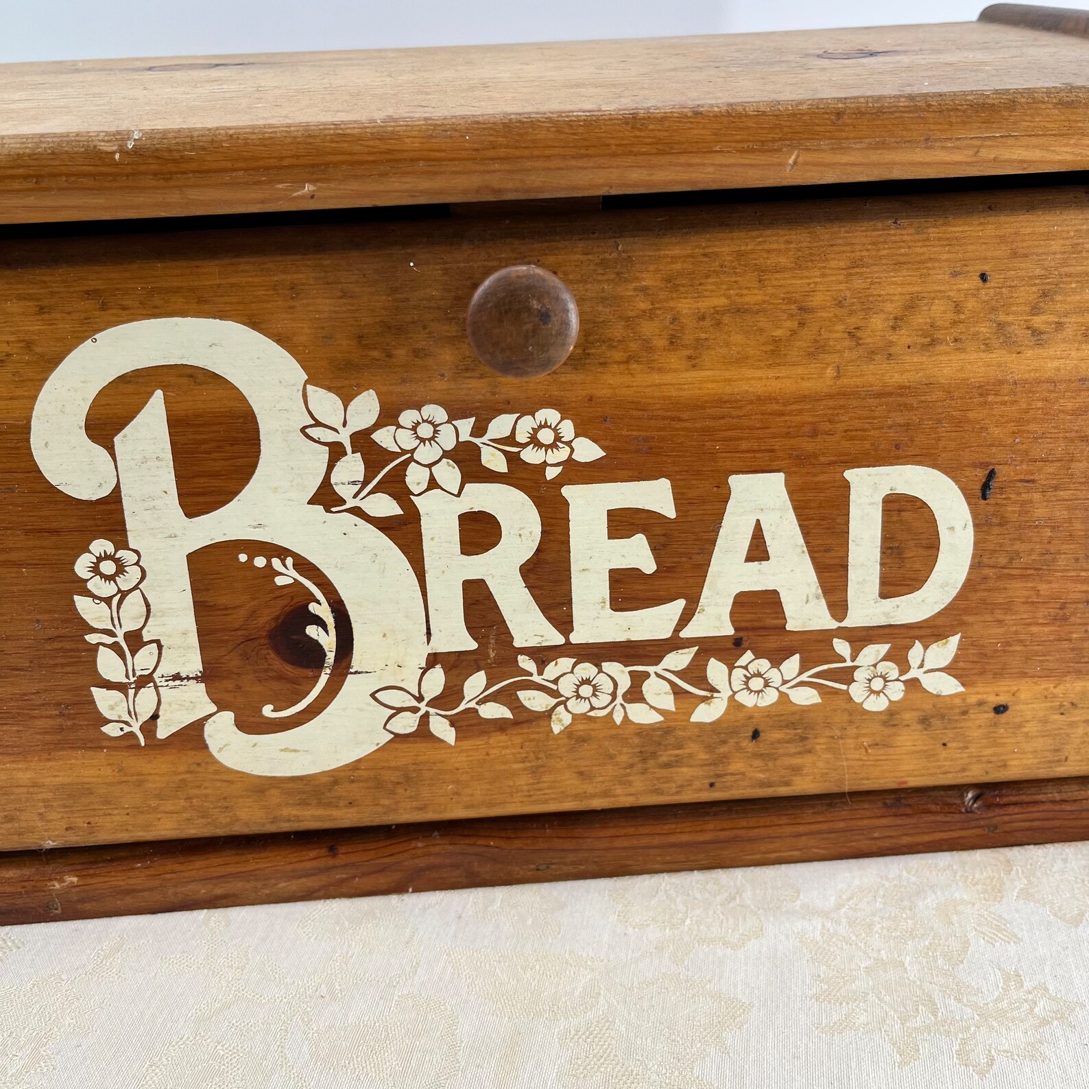 Primitive Bread Box Country Kitchen Reads Bread. All Original - Etsy