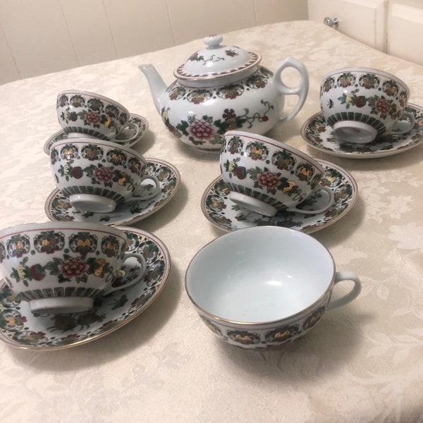 Gold Plated Tea Set - Etsy