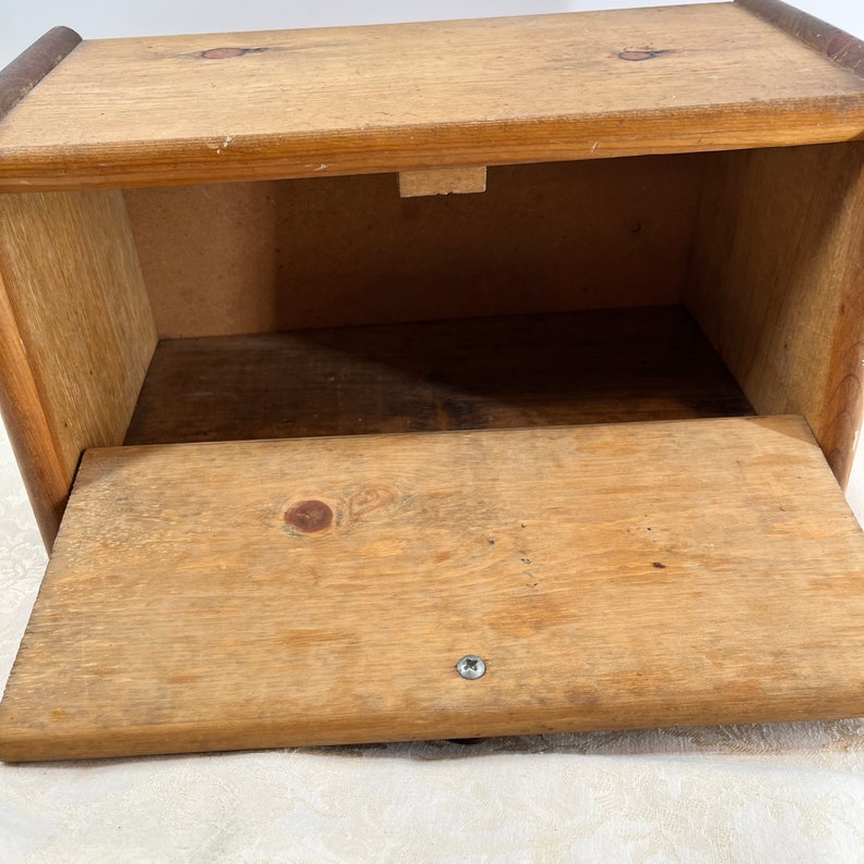 Primitive Bread Box Country Kitchen Reads Bread. All Original - Etsy