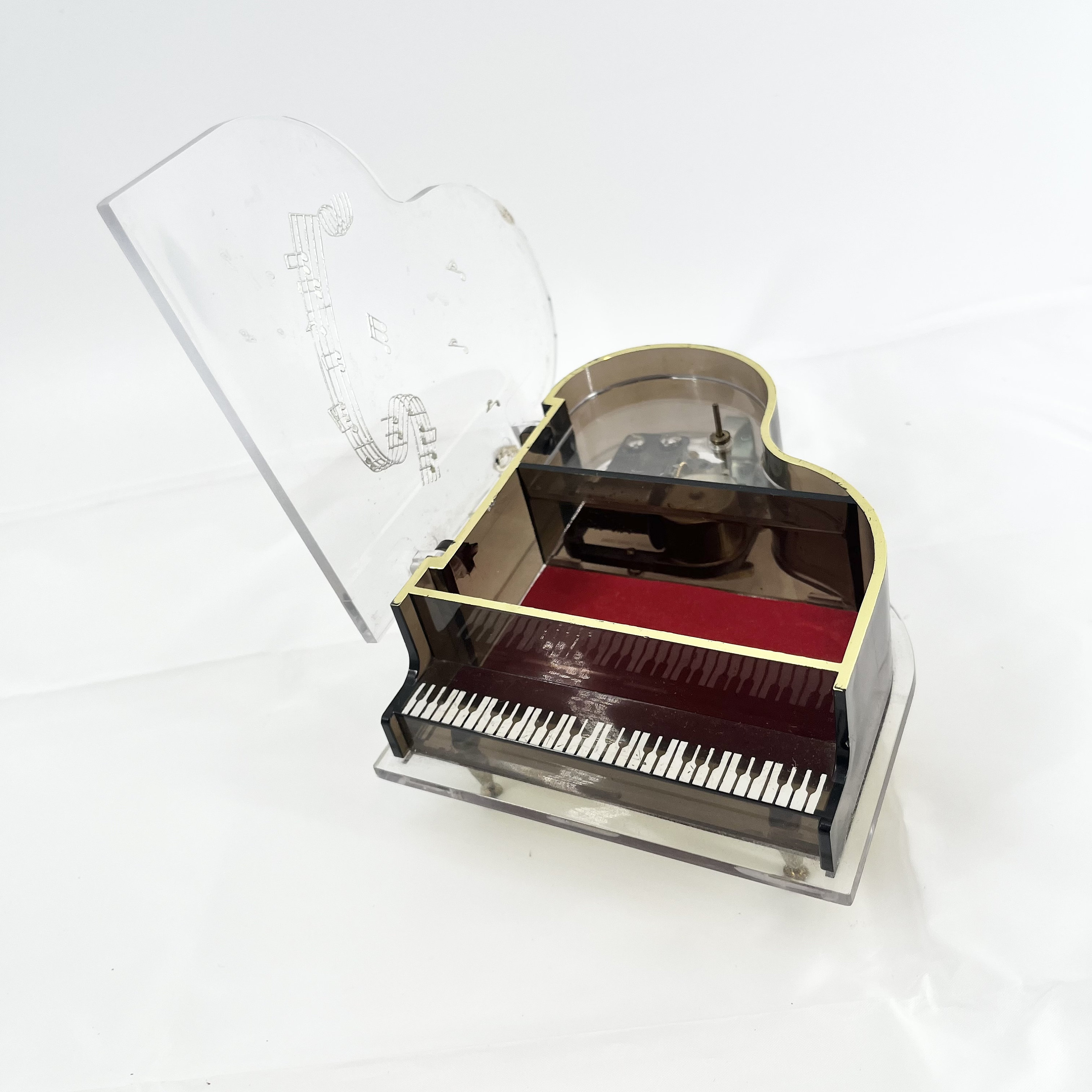Piano Music Box Plays My Way Piano Top Box Piano Holding A Music Box in ...