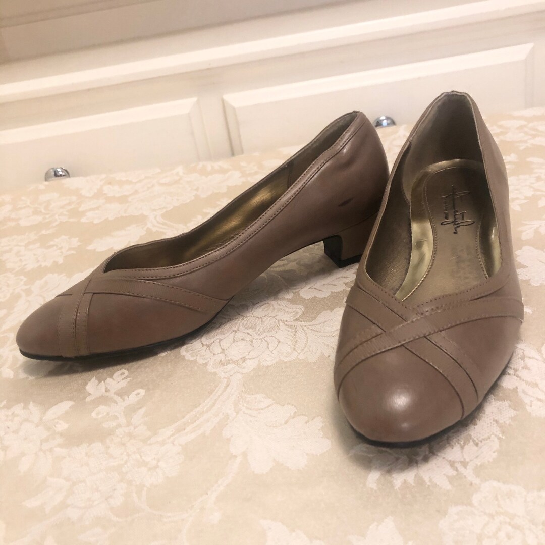 Kitten Heels Soft Styles | Natural Tone Kitten Heel Vintage Light Brown ...