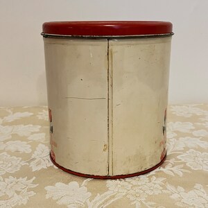 Retro Red Cottage Kitchen Tin Set Food Storage Crackers Cookie Tin ...