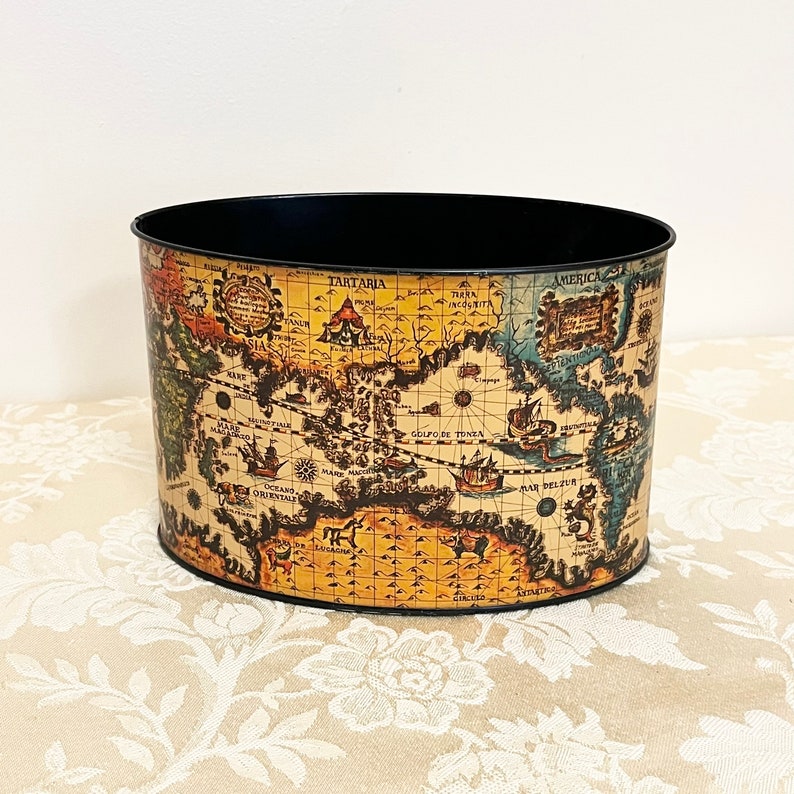 Elegant Office Organizer Map of the World Geographic Home - Etsy