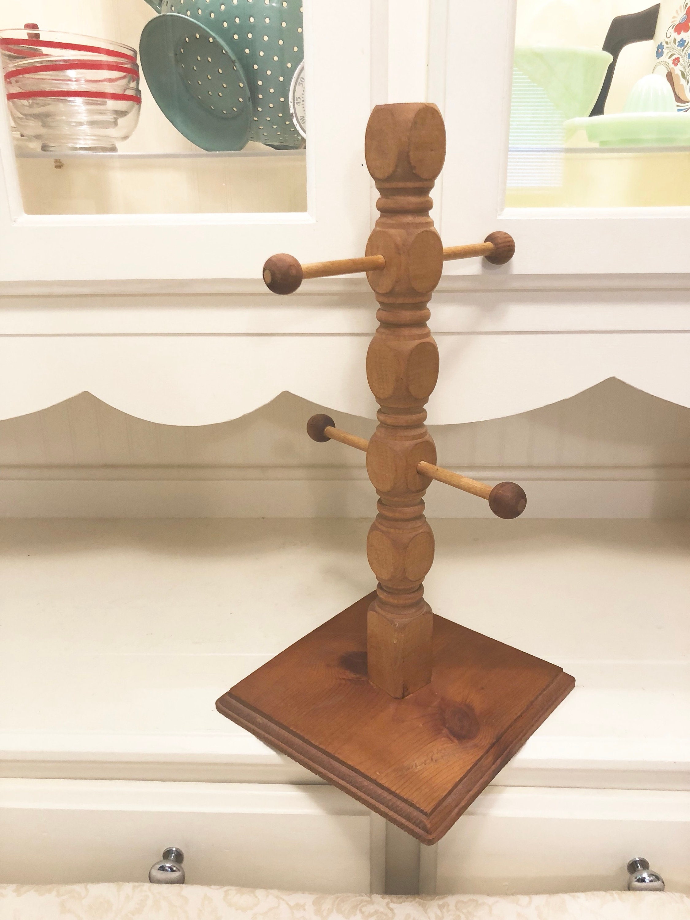 Tree Trunk Inspired Wooden Mug Tree Mug Rack Mug Stand Mug | Etsy