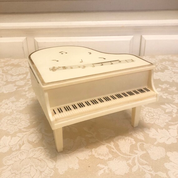 Antique Piano Music Box With Self Standing Piano Top … - Gem