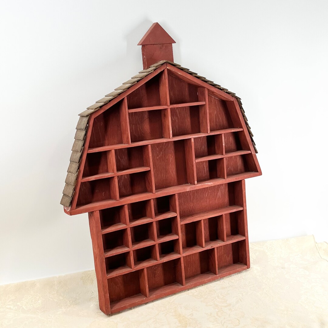 Barn Western Woodland Shadow Box Storage Organization Space 32 - Etsy