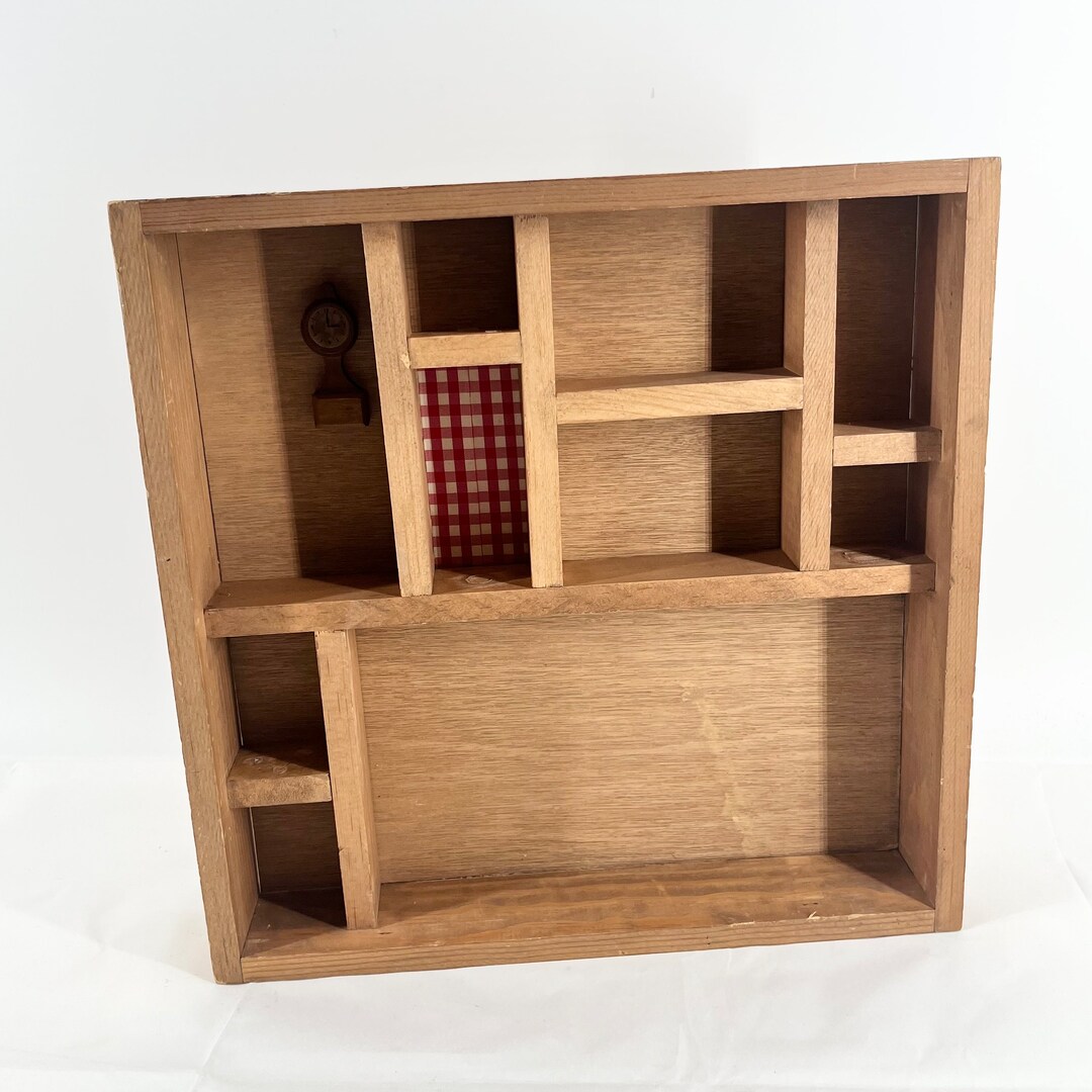 Doll House Tree House Shadow Box Storage Organization Space 10 Spaces ...