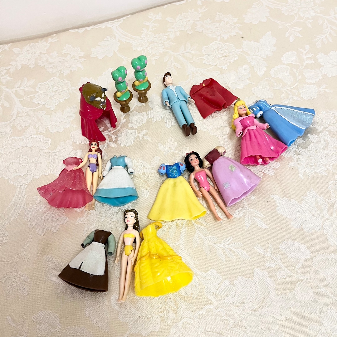 Lot Disney Princess Polly Pockets and Prince Charming of Polly - Etsy