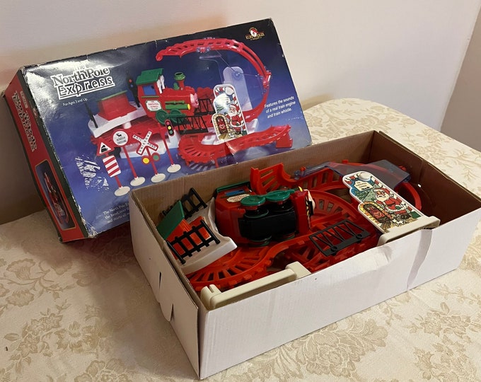 Vintage the North Pole Express Christmas Train Christmas Train ...