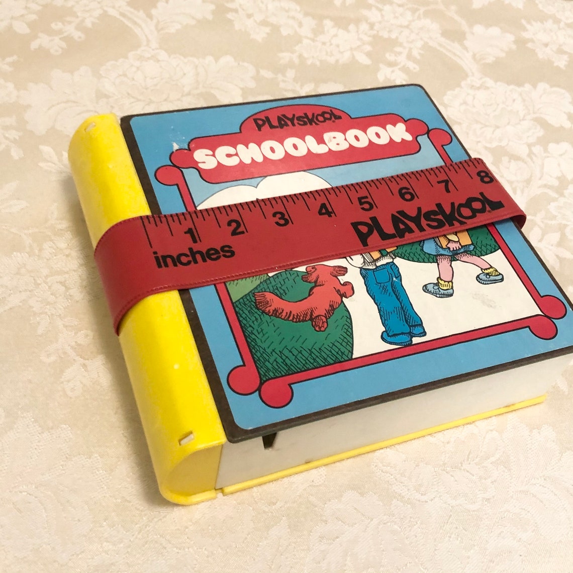 Playskool Rare Schoolbook With 5 Characters Children And | Etsy