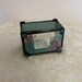 Frog Green Glass Trinket Box With Frog on Top to Hold Small - Etsy