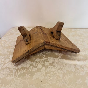 Solid Pine Thick Book Stand Open Stand Family Bible Rustic Pine Book ...