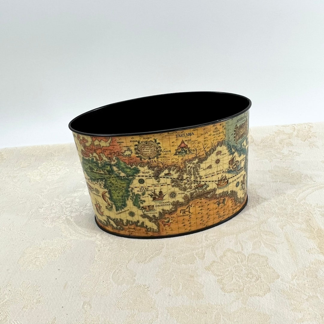 Elegant Office Organizer Map of the World Geographic Home Decor Map ...