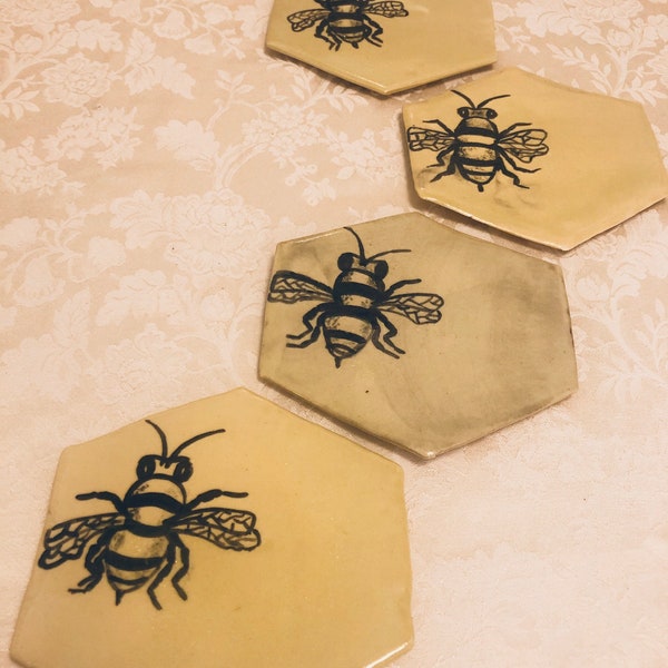 Hexagon Plates - Etsy