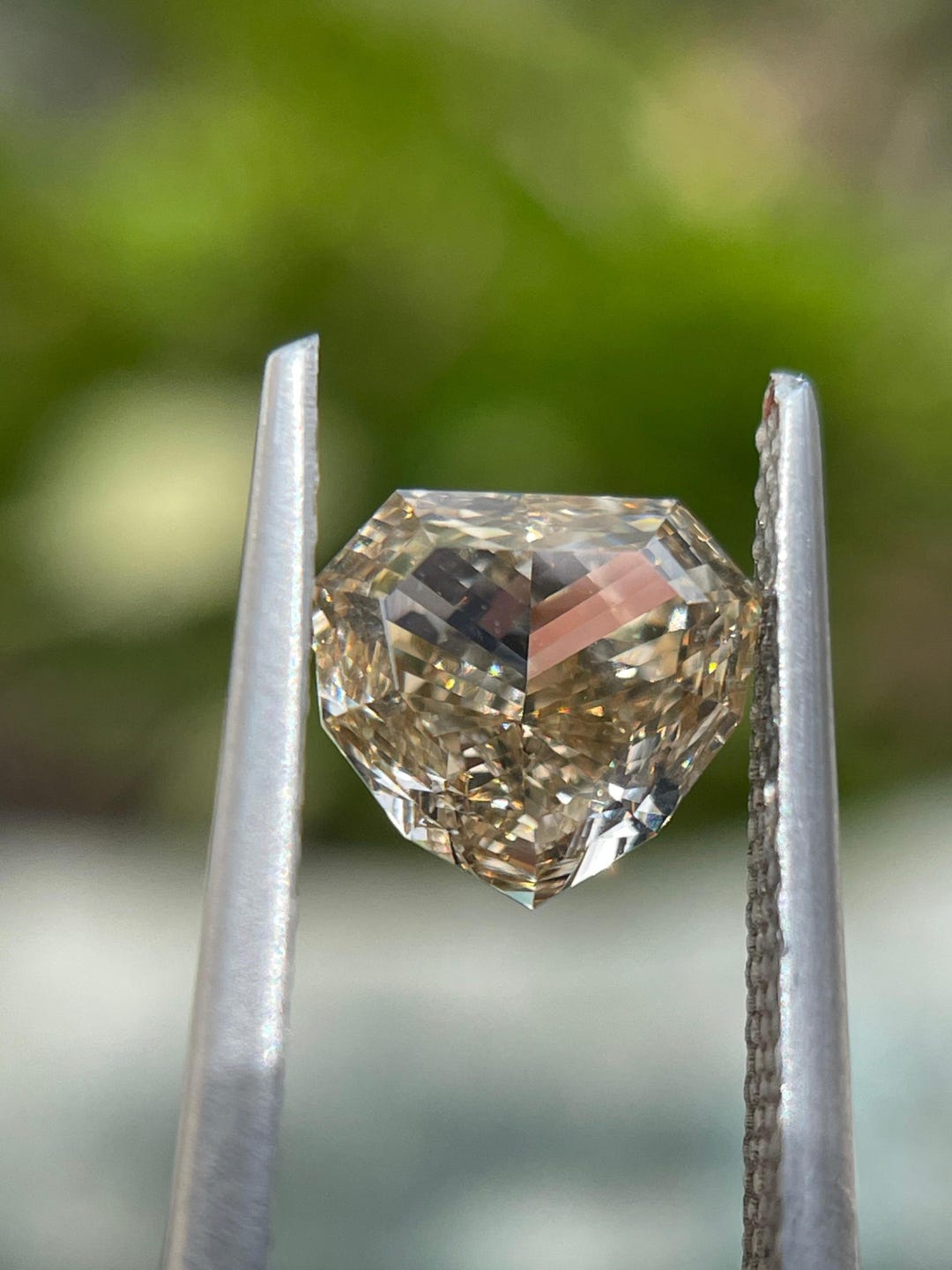 Romantic Fancy Step Heart Shape | 1.01carats |100% Natural Diamond - Etsy