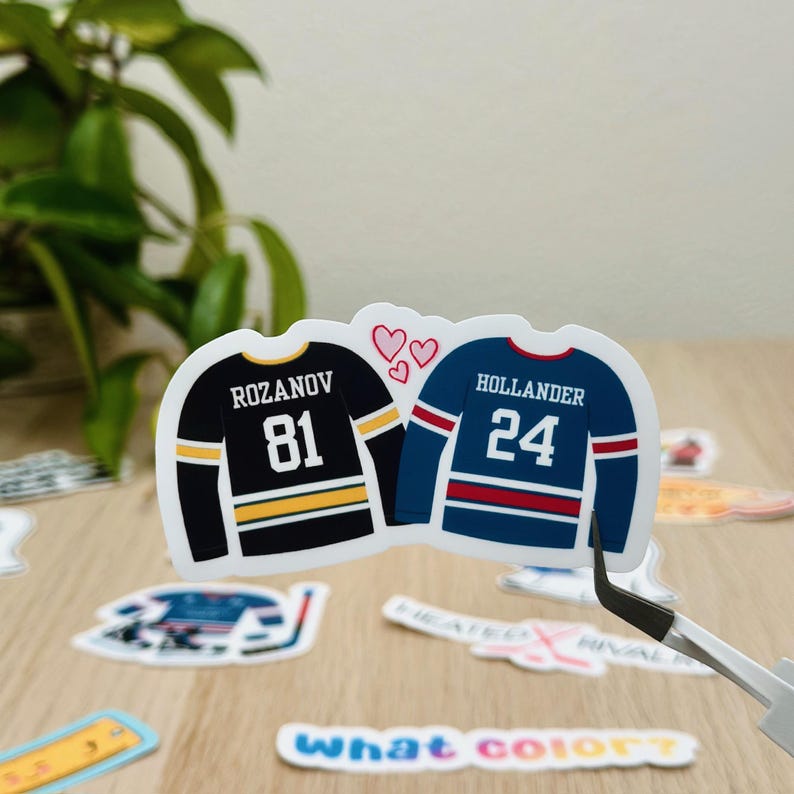 12 PC Heated Rivalry Stickers | Hollanov Sticker Pack | Shane Hollander ...