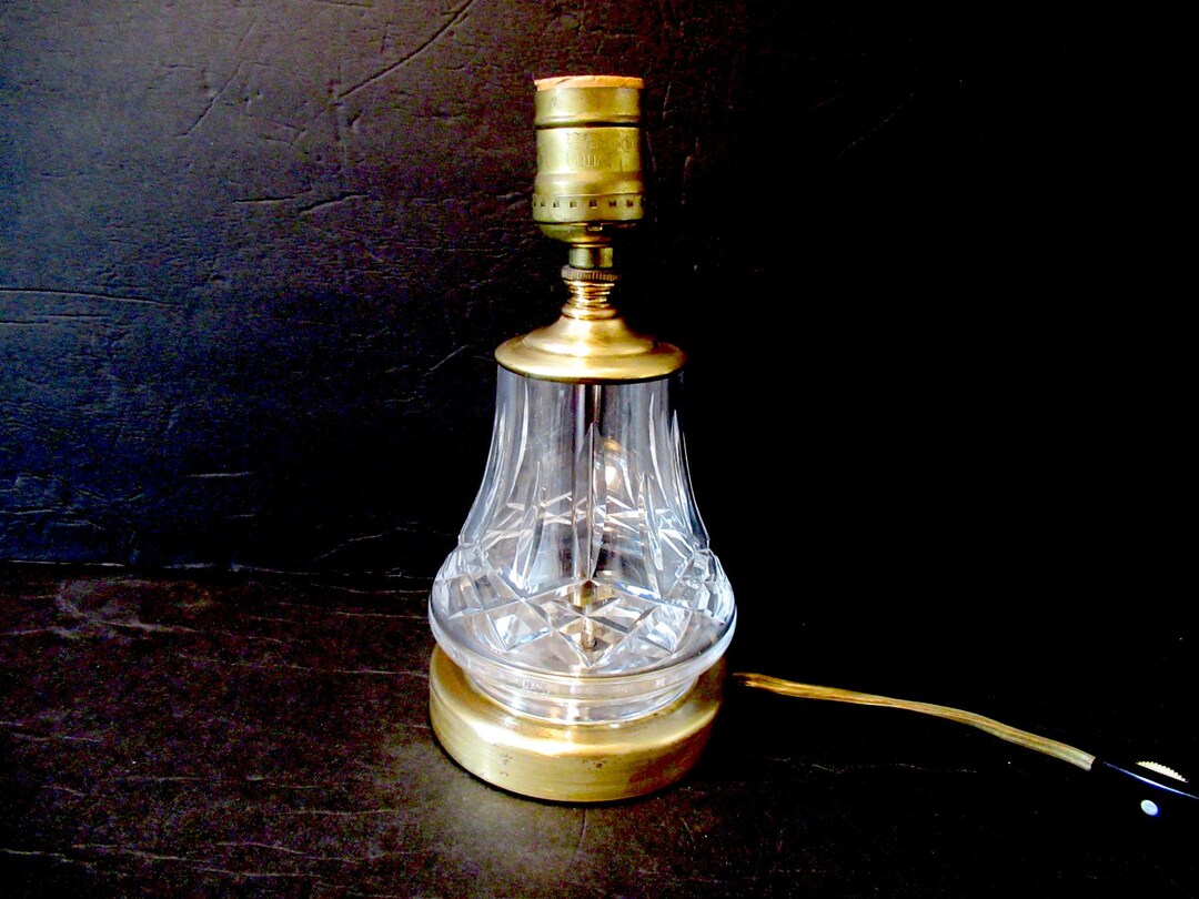 Vintage Waterford Crystal Bedside Lamp, Waterford Crystal Lamp, Crystal ...