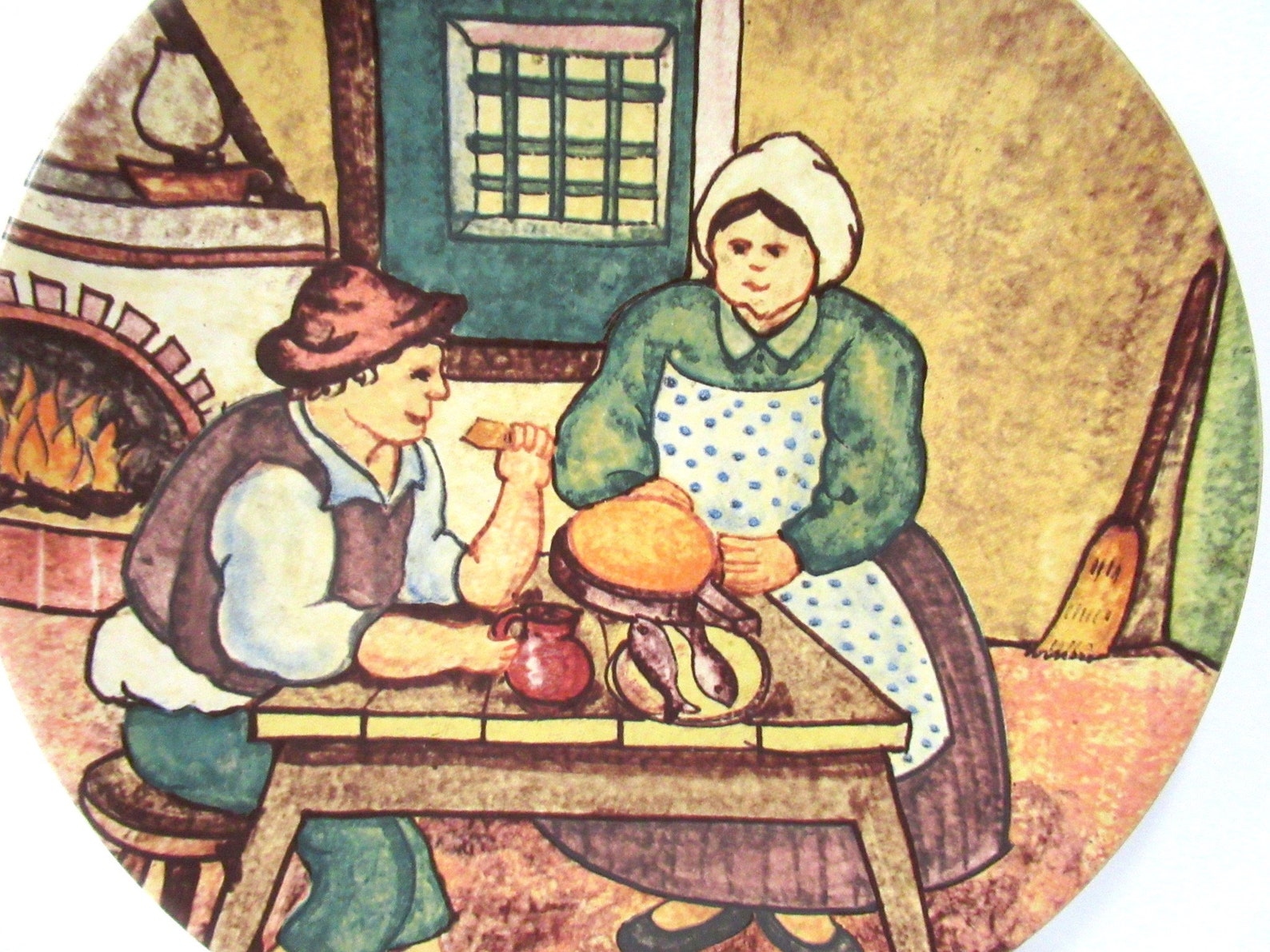 Vintage Lazzaro Italian Wall Plate Farm Kitchen Plate - Etsy