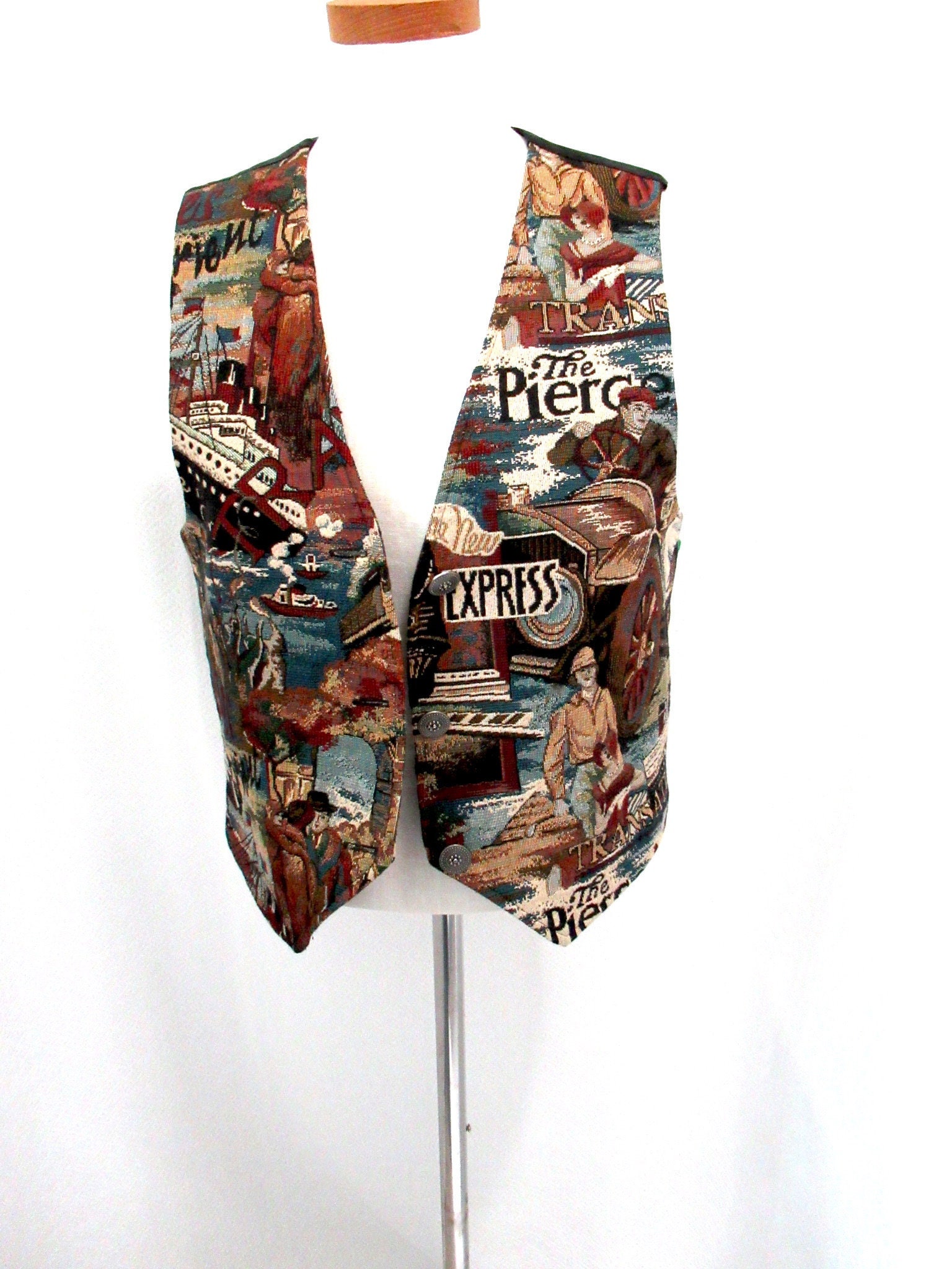Travel Tapestry Vest - Etsy