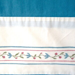 Vintage Full Flat Sheet, Laura Ashley Sheet, Vintage Bedding, Poly ...