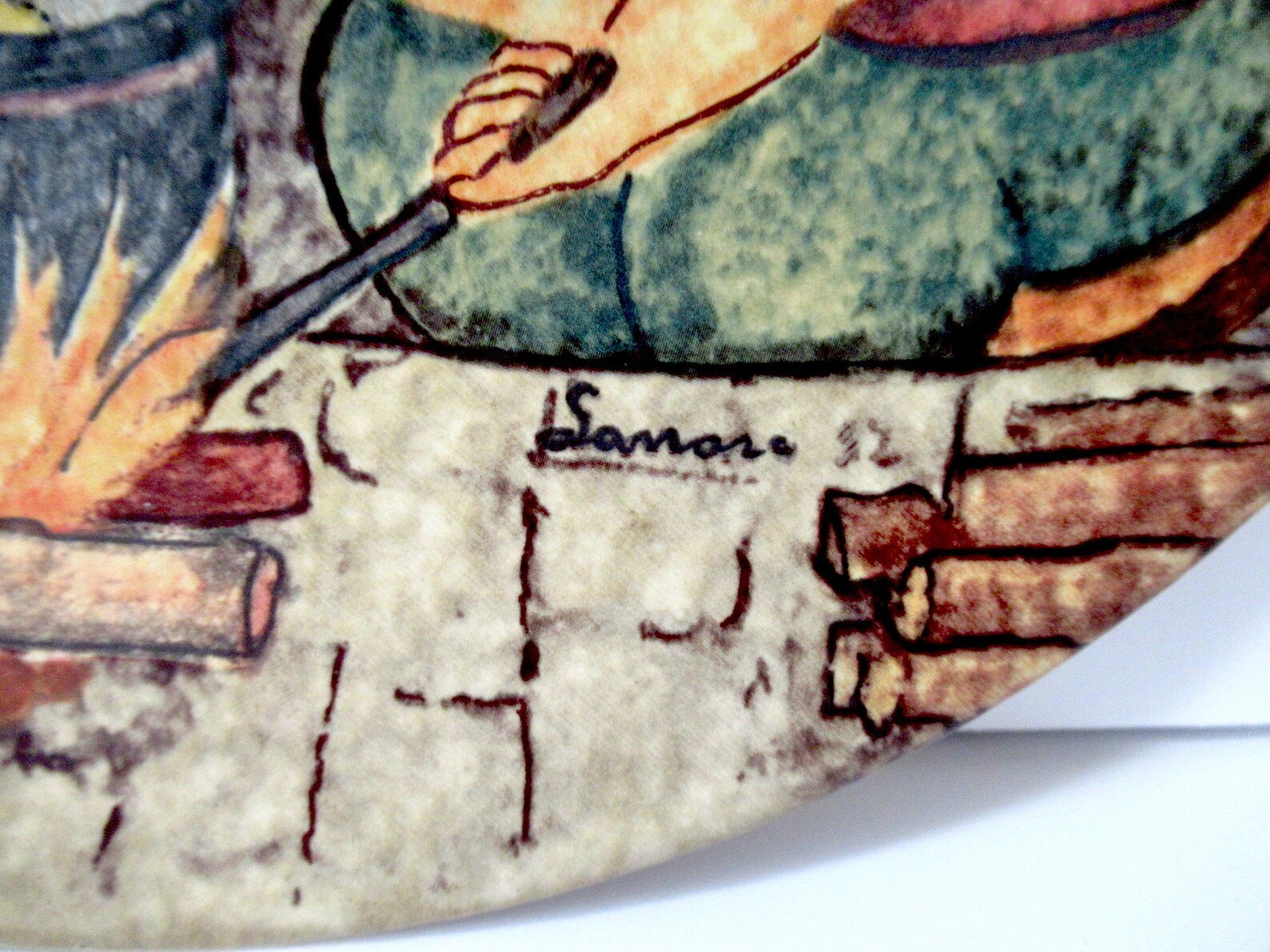 Vintage Lazzaro Italian Wall Plate Farm Kitchen Plate - Etsy