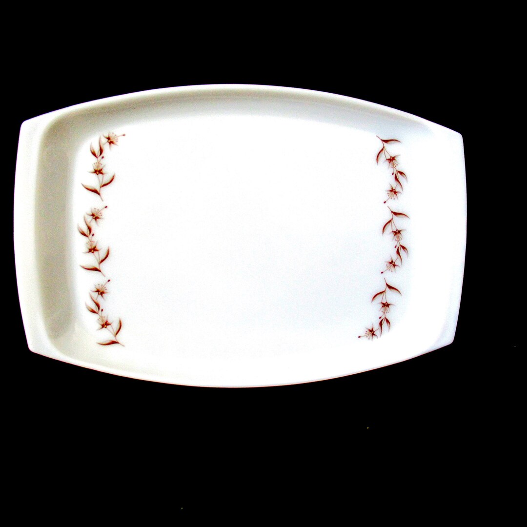 Pyrex Silver Birch Serving Platter, Made in England, 1970s Serving ...