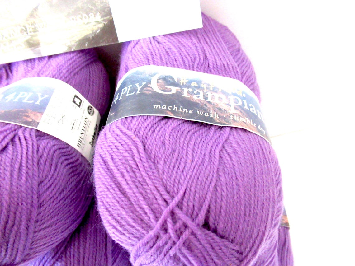 Lilac 4 ply yarn 500 grams lilac yarn Classic baby yarn | Etsy