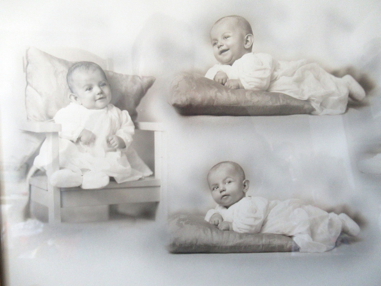 Vintage 1920s Baby Photo in Gold Frame, Nursery Decor - Etsy
