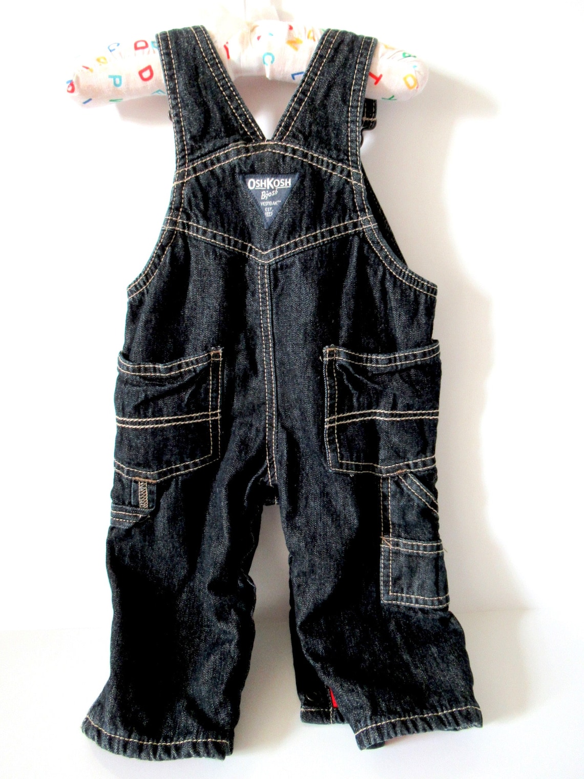 Oshkosh Lined Overalls Age 6M Workman Overalls Boys Play - Etsy
