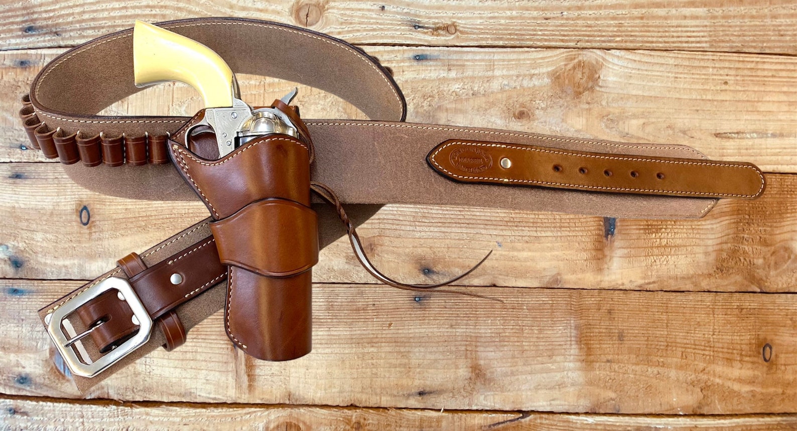 John Wayne 'Shootist' Rig Made to order. | Etsy