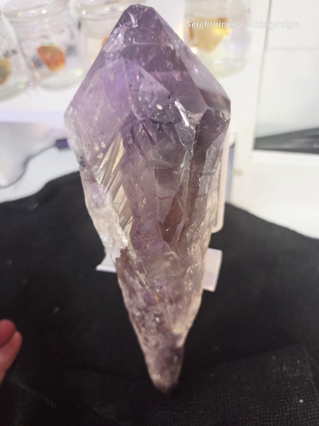 8.5" Raw Amethyst Scepter Crystal Point | Natural Purple Quartz Wand ...