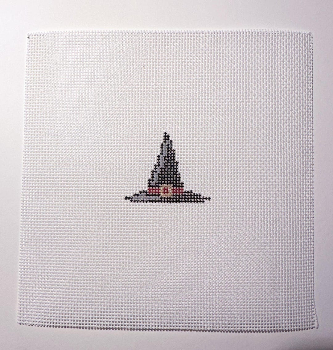 Witch Hat Mini Bag Charm Needlepoint Canvas - Etsy