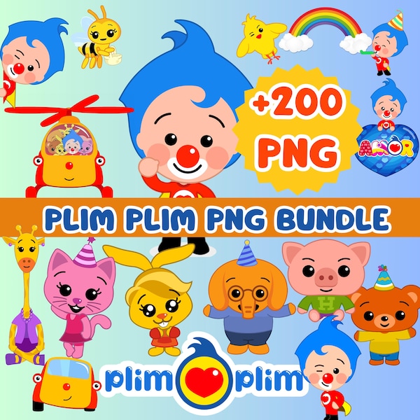 Plim Plim Characters Png - Etsy