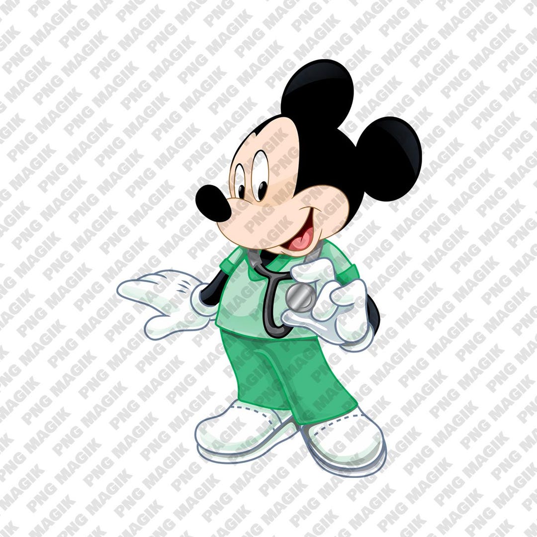 Minnie, Mickey, Doctor, Nurse, Medic, Surgeon, PNG, Design, Art, Decor ...