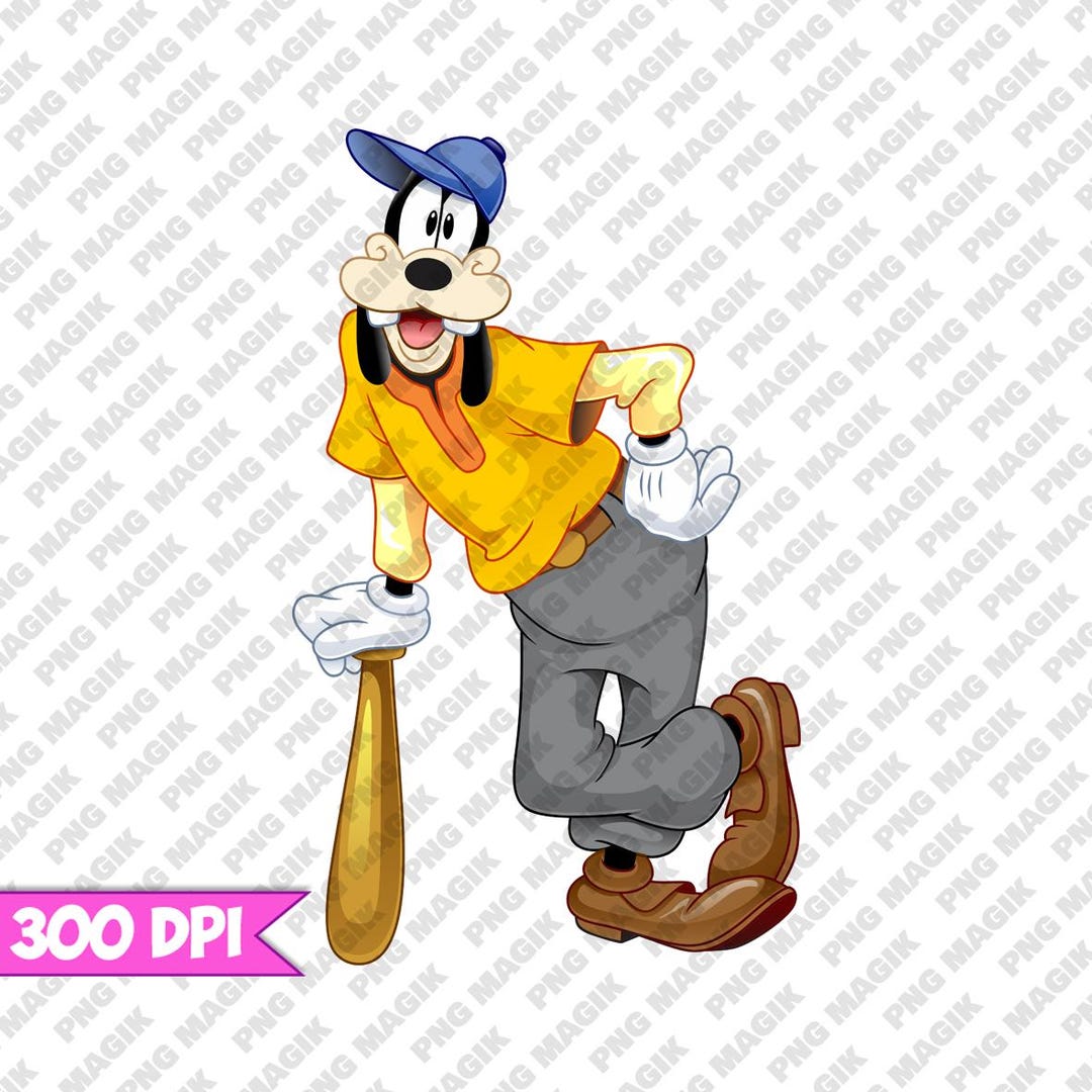 Mickey, Minnie, Goofy, Sports, Baseball, PNG, Clip Art, Sublimation ...