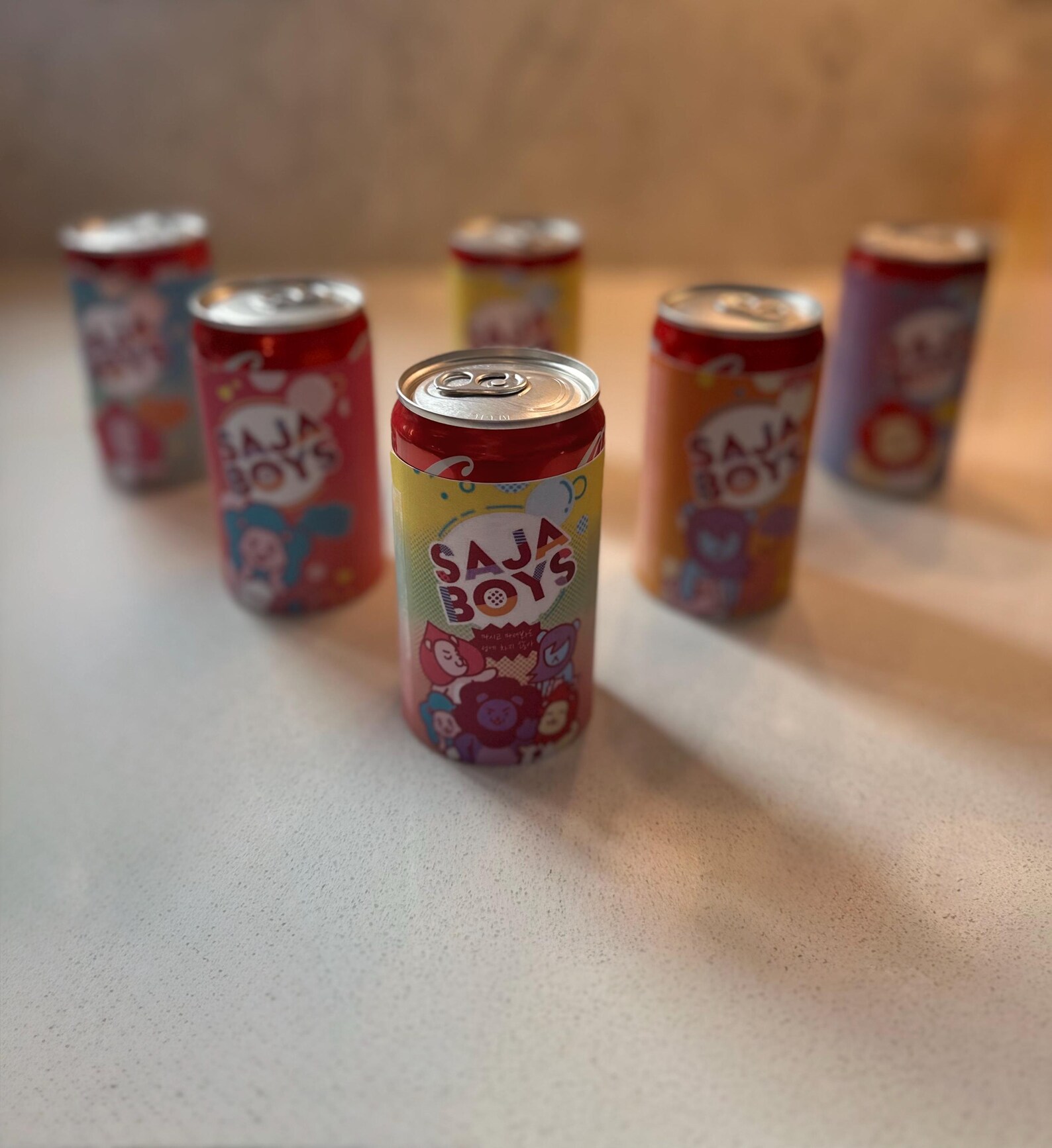 Kpop Demon Hunters Saja Boys Mini Soda Pop Can Labels Mini Size 7.5oz 3 ...