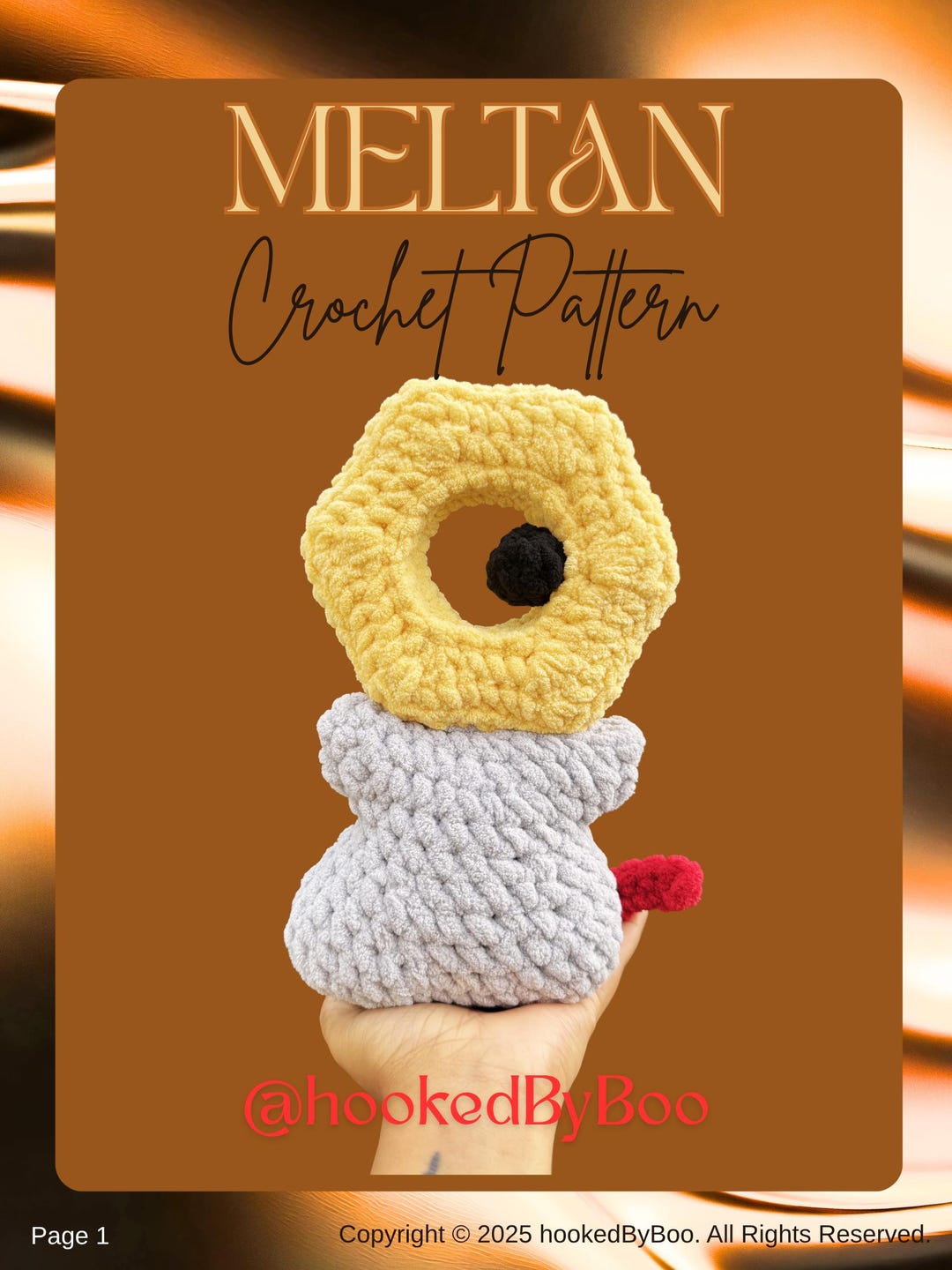 Crochet Pokemon Pattern - Hex Nut | Low Sew | Digital File | Quick Make ...